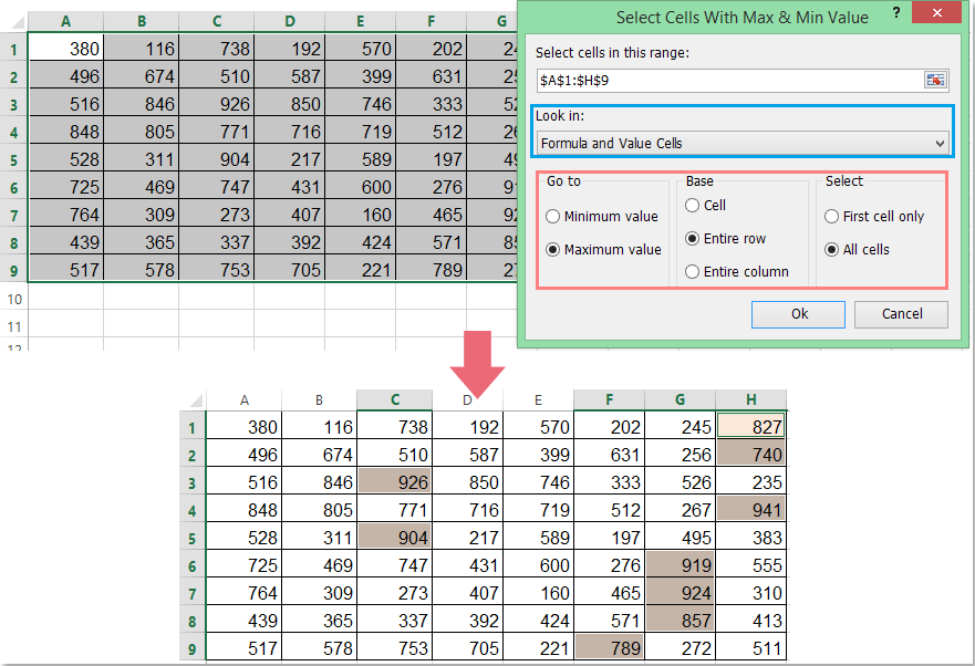 How To Select The Highest Or Lowest Value In Excel 