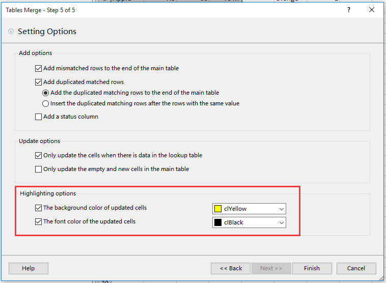 How to highlight the modified/updated cells in Excel?