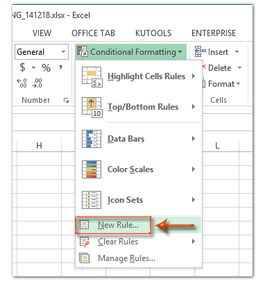 How to highlight row if cell contains text/value/blank in Excel?