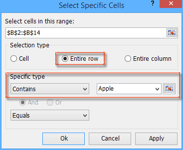 How to highlight row if cell contains text/value/blank in Excel?