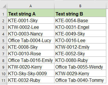 How to highlight specific text within a cell based on other text?