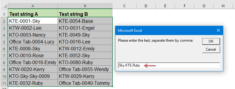 How To Highlight Specific Text Within A Cell Based On Other Text 