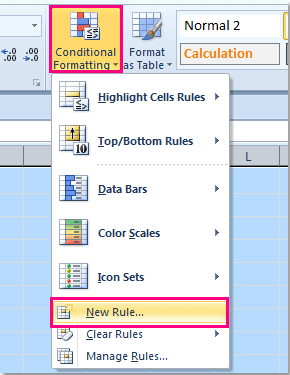 How to highlight all subtotal rows at once in Excel?