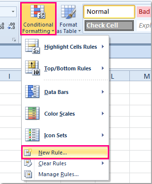 How to highlight rows with weekend days in Excel?