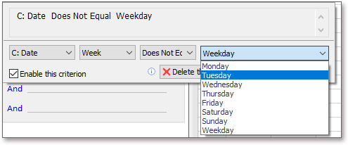 How to highlight rows with weekend days in Excel?
