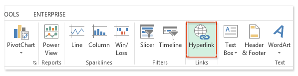 How to insert hyperlinks to Word Documents/files in Excel?