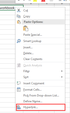 How to quickly create a hyperlink to specific worksheet in another workbook?