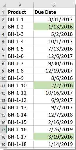 Highlight expired and upcoming dates in Excel – a full guide