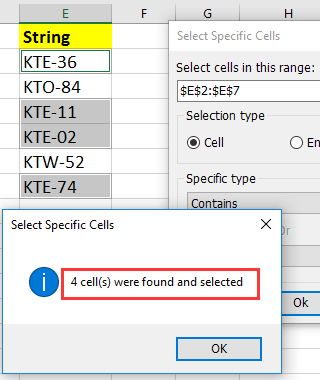 How to handle if cell contains a word then put a text in another cell?