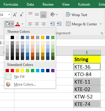 How to handle if cell contains a word then put a text in another cell?