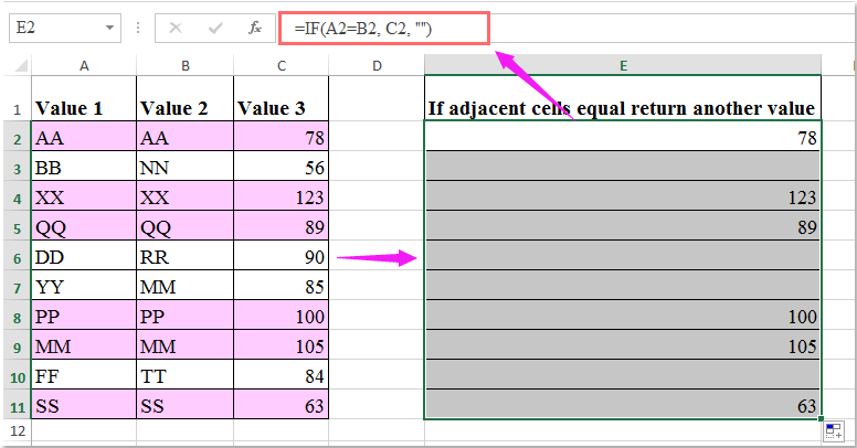 How To Return Another Cell If One Cell Equals Text Or Another In Excel 