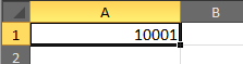 How to automatically fill increment cells in Excel?