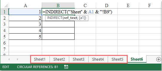 How To Increment Worksheet Reference Automatically In Excel 