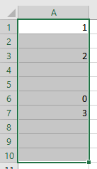 How to insert blank row based on above cell value in Excel?