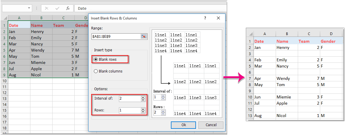 How To Quickly Insert Blank empty Rows In Excel 