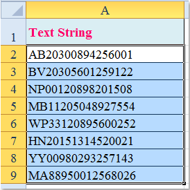 How to add / insert certain character every x characters into cells?