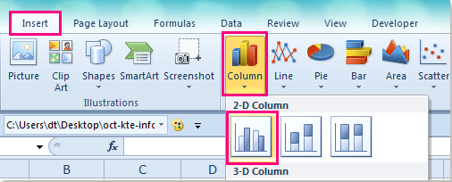 How To Insert A Chart With Data Non Contiguous In Excel 2822