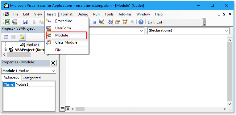 Quickly and automatically insert date and timestamp in Excel