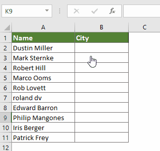 How to create or insert drop down list in cells in Excel?