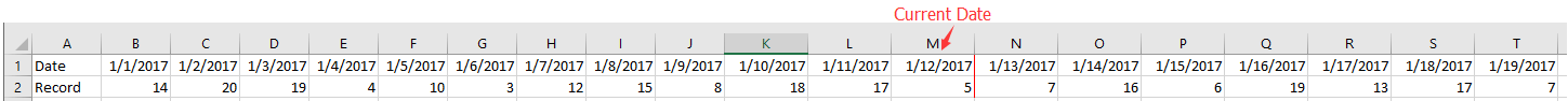 How To Quickly Insert A Line Based On Current Date In Excel 9527
