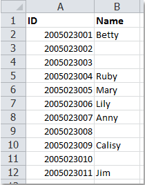 How to insert numbers or rows for missing sequential numbers in Excel?