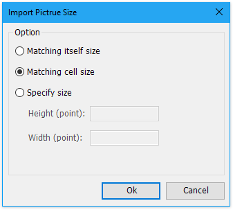How to insert multiple pictures and resize them at once in Excel?