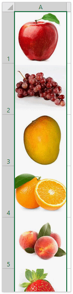 How to insert multiple pictures and resize them at once in Excel?