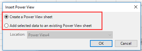 How to insert and edit a power view map in Excel?