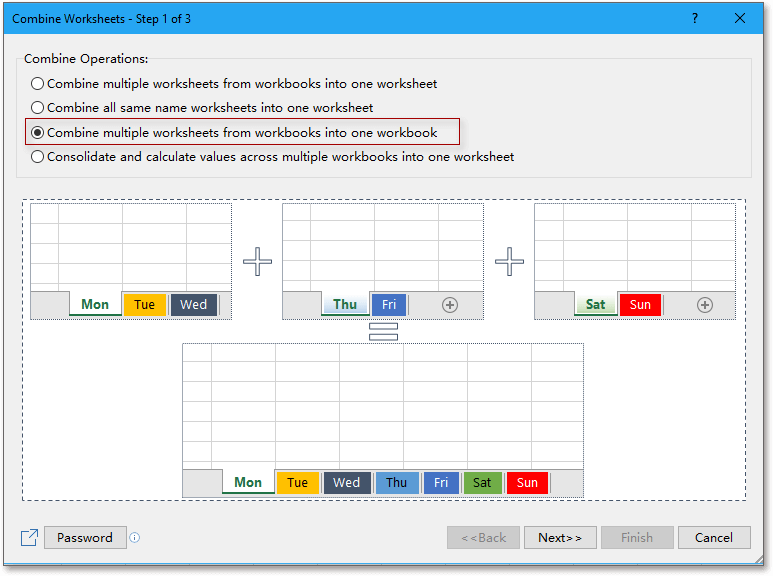How to insert worksheets from another workbook?