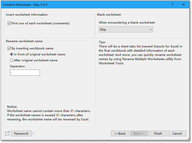 How to insert worksheets from another workbook?