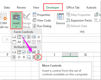 How to insert or embed youtube video in Excel worksheet?