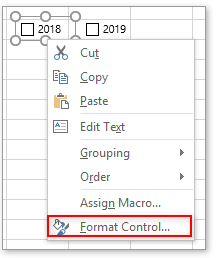 Create an interactive chart with series-selection checkbox in Excel