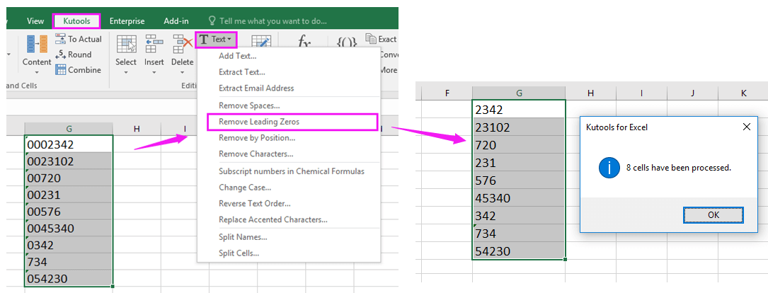 How To Keep Or Delete Leading Zeros In Excel 