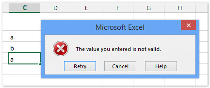 How to limit cell entry to numeric value or a list in Excel?