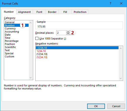 How To Limit Number Of Decimal Places In Formula In Excel 
