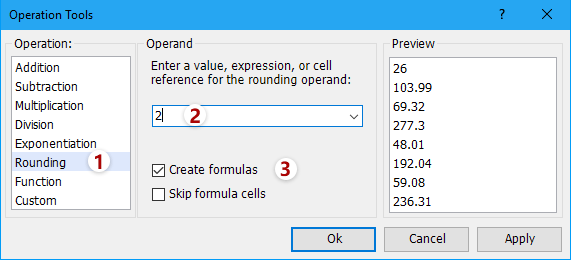 How to limit number of decimal places in formula in Excel?