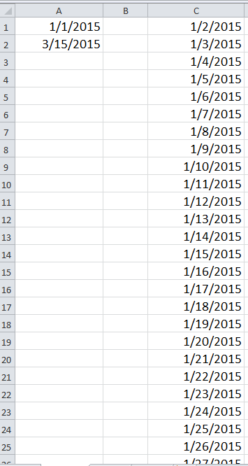  How To List All Dates Between Two Dates In Excel 