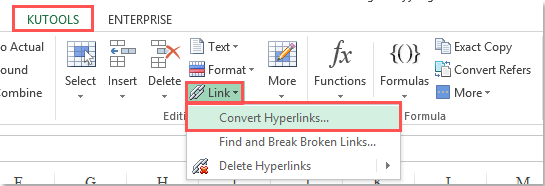 How to quickly list all hyperlinks in Excel?