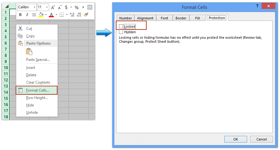 How To Lock And Protect Selected Cells In Excel 