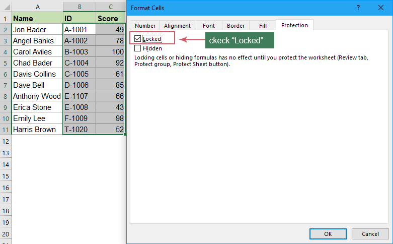 Lock And Unlock A Specific Cell In Excel Youtube