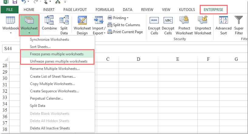 How To Lock Or Freeze Worksheet Tab In Excel 