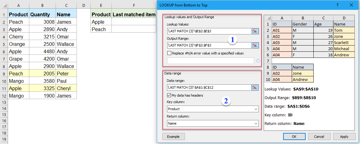How To Vlookup And Return The Last Matching Value In Excel 