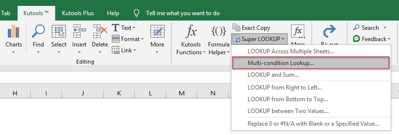 How to vlookup value with multiple criteria in Excel?