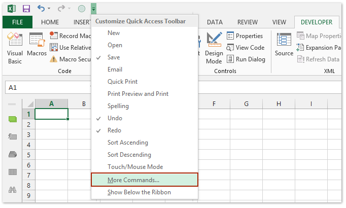 How To Insert A Macro Button To Run Macro In Excel 