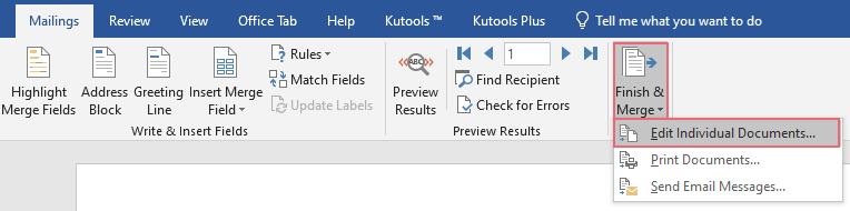How to mail merge data and pictures from Excel to Word?