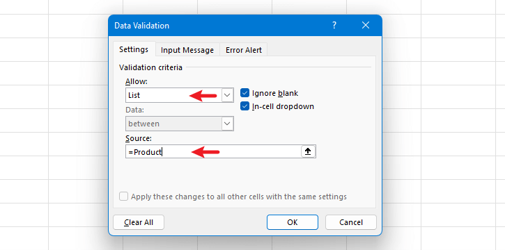 Hacer una lista desplegable dependiente dinámica en Excel (paso a paso)