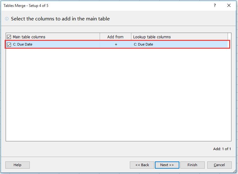 How to merge and update table from another table in Excel?