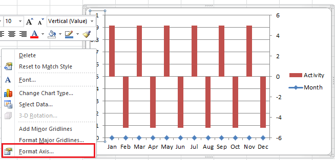 How to create a timeline milestone chart in Excel?