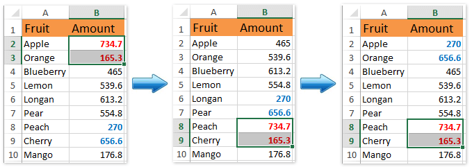 How To Move Cell Values Without Replacing In Excel