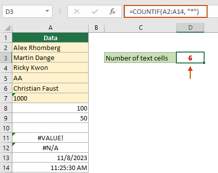Master counting cells with text in Excel: A Complete Guide